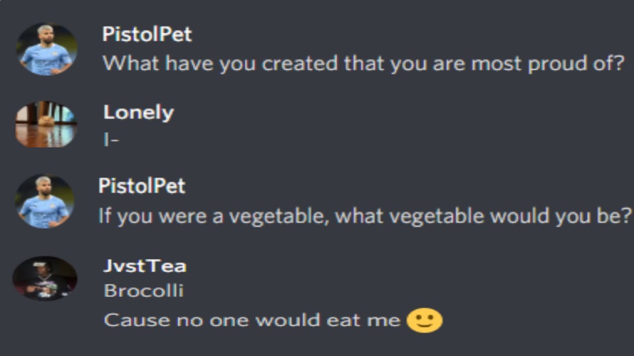 I asked random questions to people on discord... - YouTube