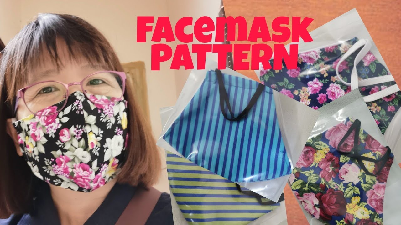 HOW TO MAKE FACEMASK | FACEMASK PATTERN - YouTube