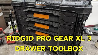 Ridgid Pro Gear 2.0 XL Drawer Toolbox | Doovi