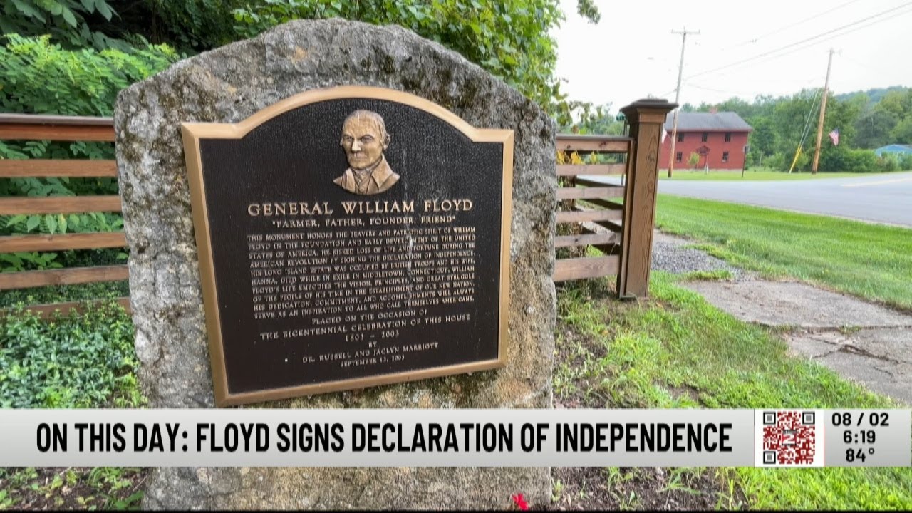 Local Founding Father William Floyd of Westernville Signs Declaration ...