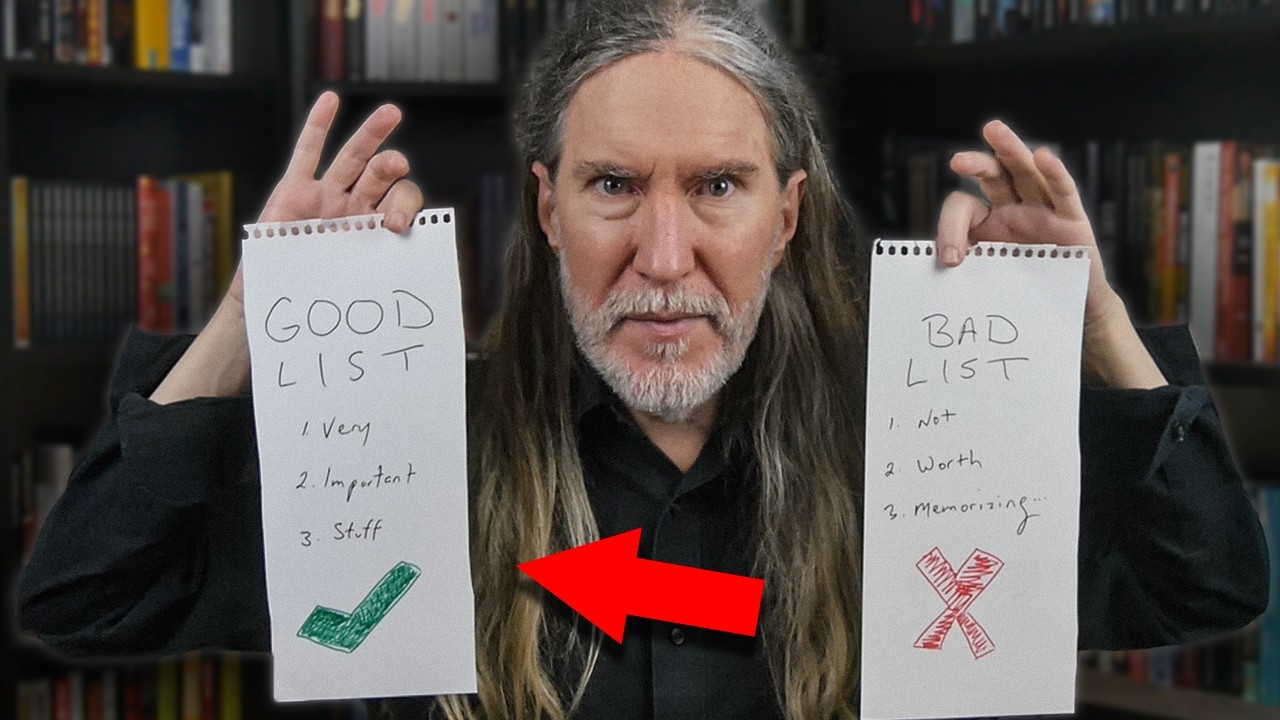 How to Memorize a List Quickly - YouTube