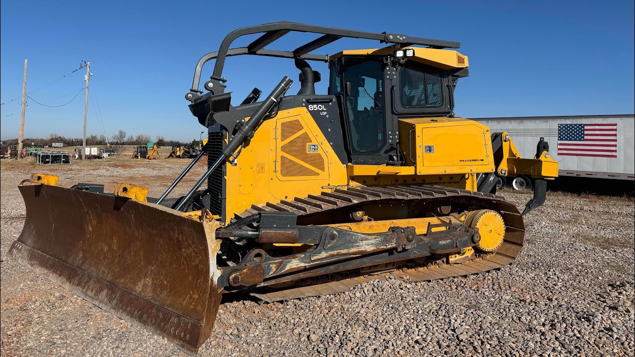 John Deere 850 L LGP Bulldozer With Rippers For Sale - YouTube