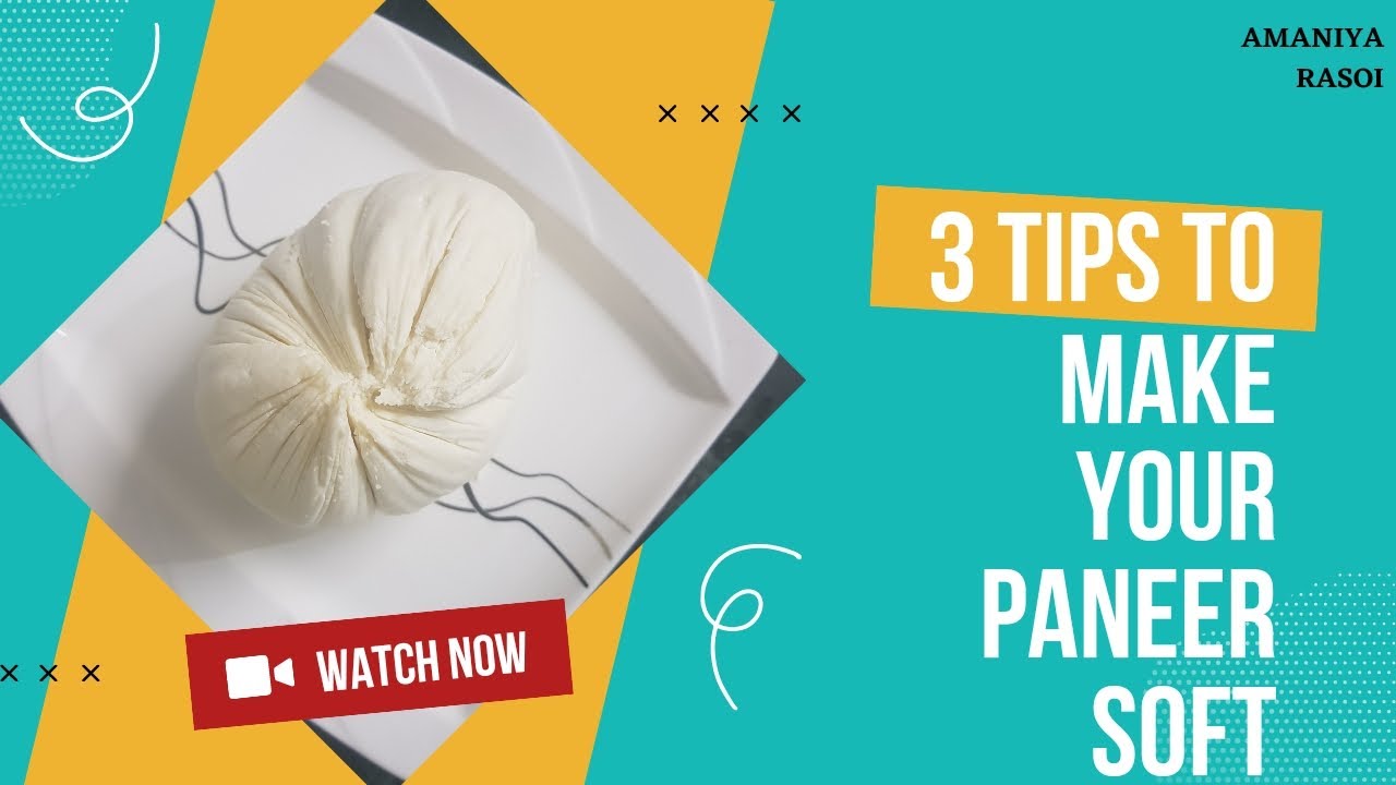 How to make Paneer at home | Soft Paneer | Easy Paneer Recipe | 3 Tips ...