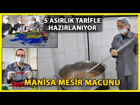 Manisa'da Saçılacak 7 Ton Mesir Macununun Yapımına Başlandı
