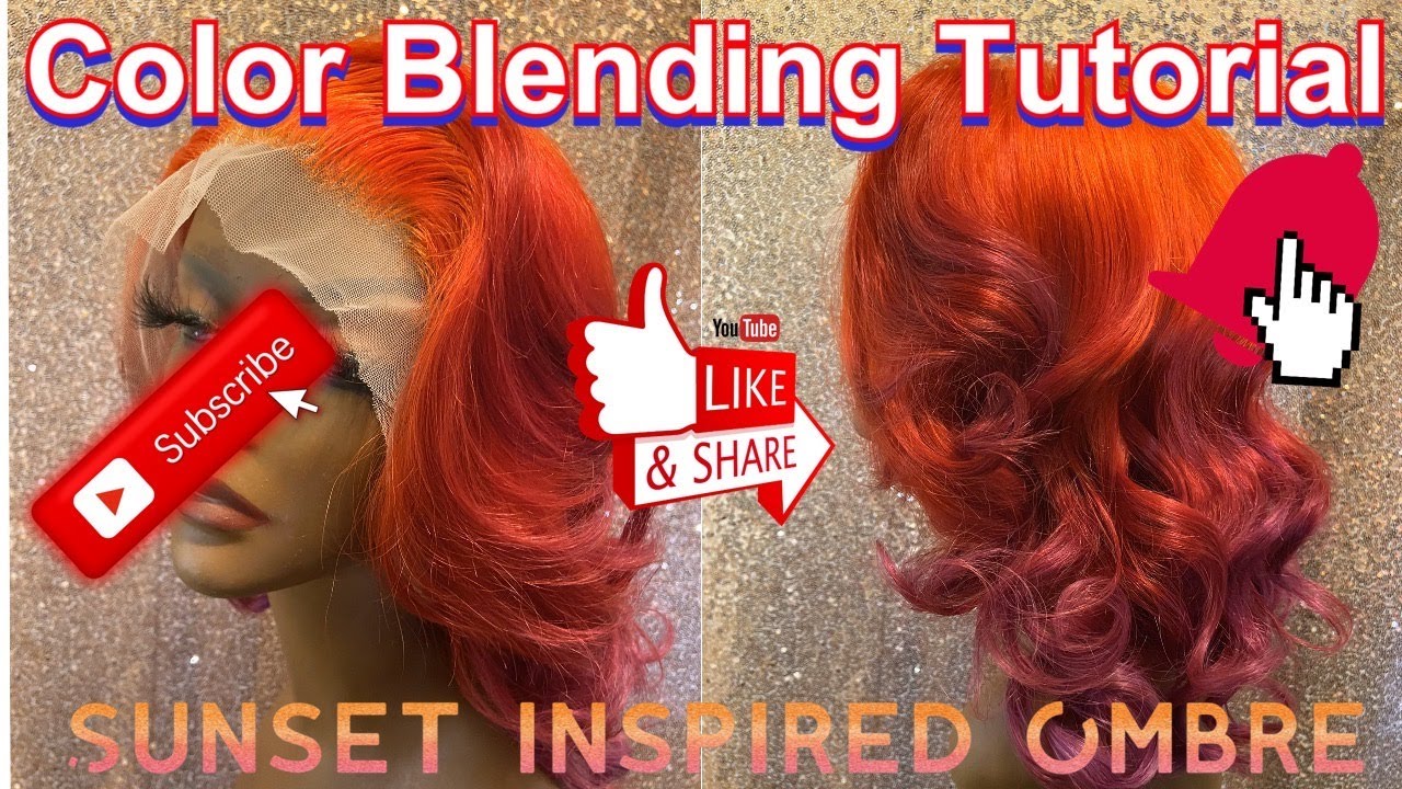 COLOR BLEND TUTORIAL | SUNSET INSPIRED OMBRE - YouTube