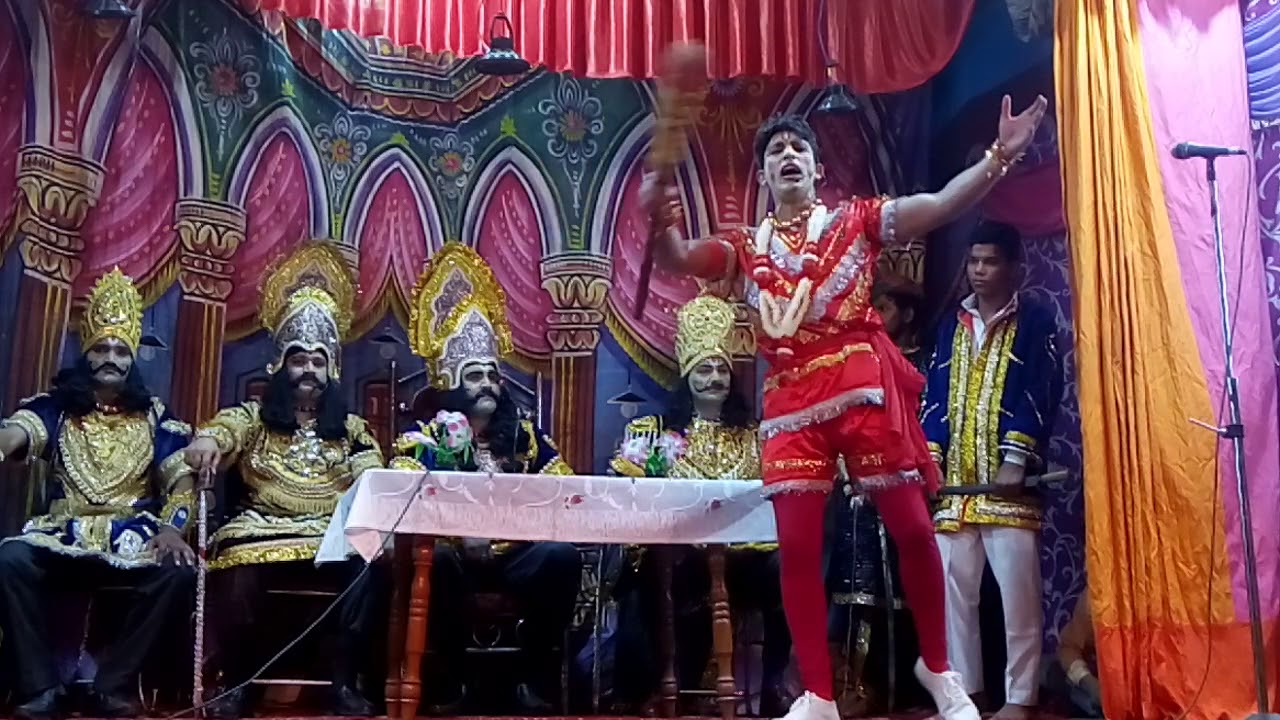 Ramleela Palla (2017) 8th day (4) Angad ravan samvad - YouTube