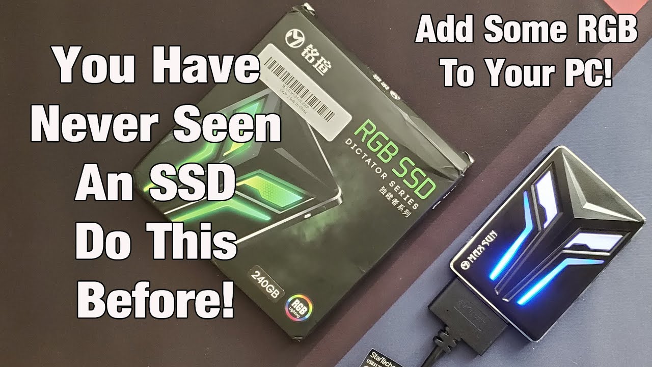 MAXSUN F7 240GB RGB SATA3 Hard Drive SSD - Review - YouTube