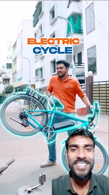 Electric Cycle OBJXvs Normal Cycle electric cycle power#automobile#ytshorts#trending#electric# ...