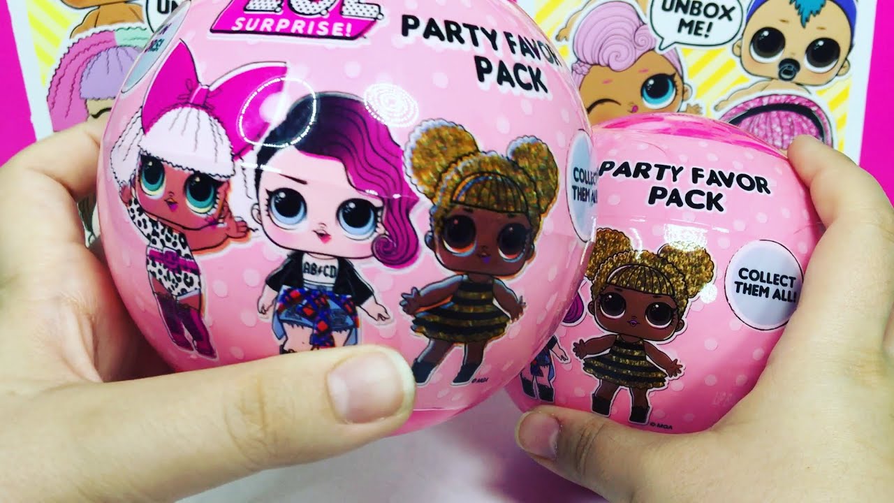 LOL Squishy Hediyeli Party Favor Pack Yumurtaları - YouTube