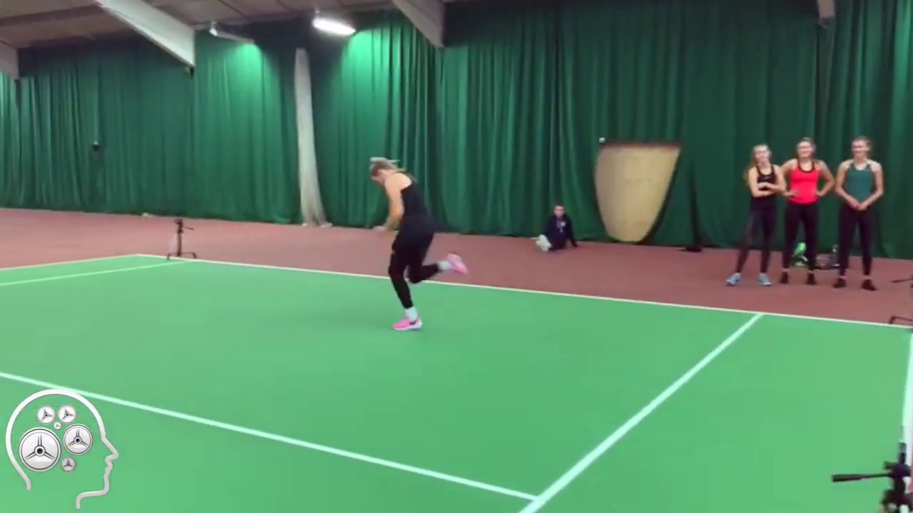 10 metre sprint: Side angle - YouTube