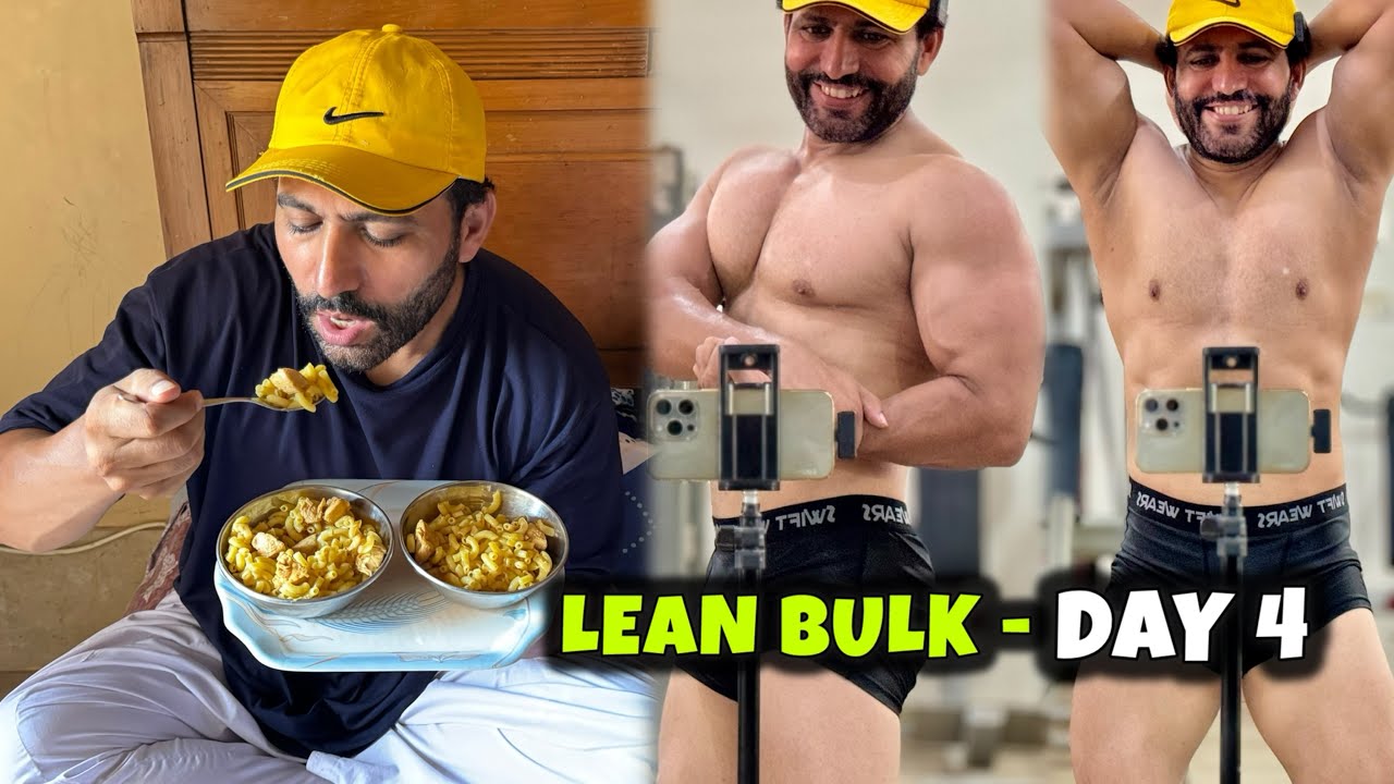 Natural Bodybuilding Lean Bulk Day 4 - Legs Day - Full Day Of Eating ...