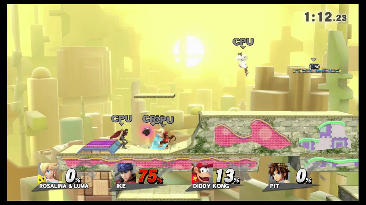 Super Smash Bros for Wii U custom stages - Splatoon S Park - YouTube