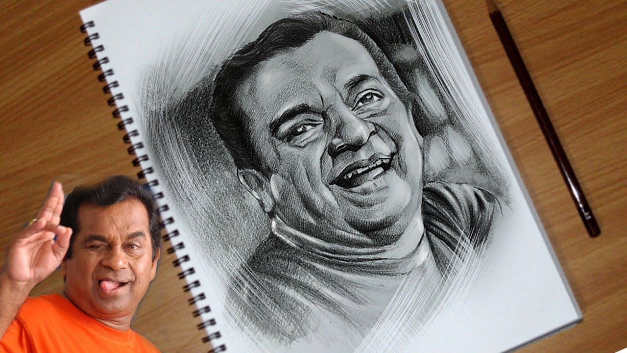 Brahmanandam | Indian Actor | comedian | Drawing | Timelapse ...