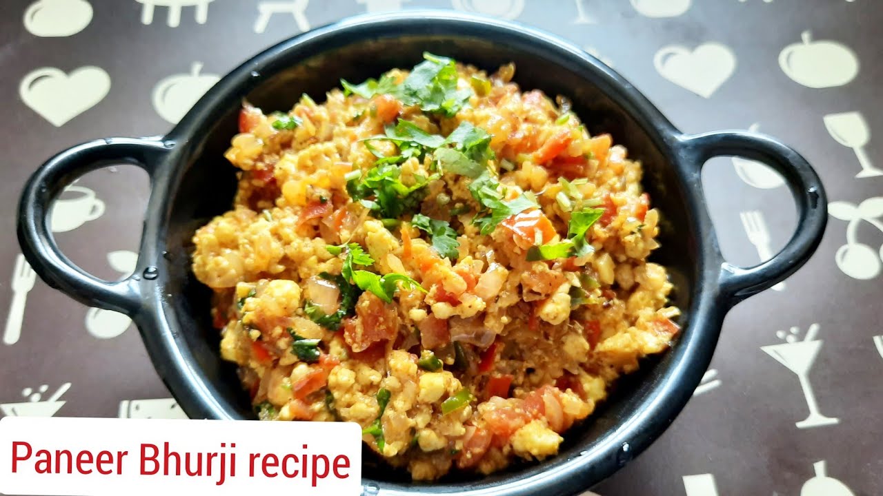 पनीर भुरजी - Paneer Bhurji Recipe /Scrambled Paneer bhuri recipe ...