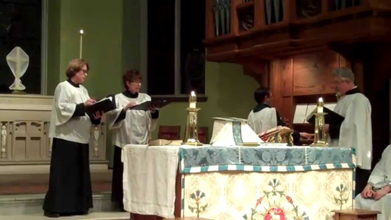 Grace Episcopal Church Choir - Offertory Anthem - Duet - Maundy ...