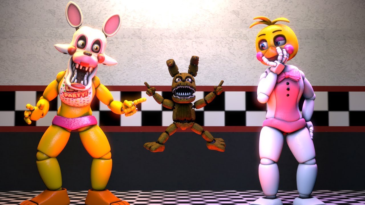 FNAF TRY NOT TO LAUGH WHILE WATCHING (Funny FNAF Animations) - YouTube