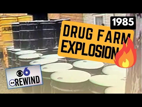 1985 Fire at a horse farm reveals largest cocaine processing lab in the ...