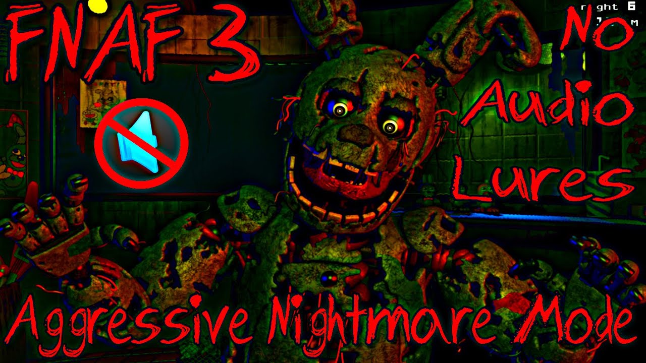 LIVE:Attempting To Beat Five Nights at Freddy's 3 Aggressive Nightmare ...