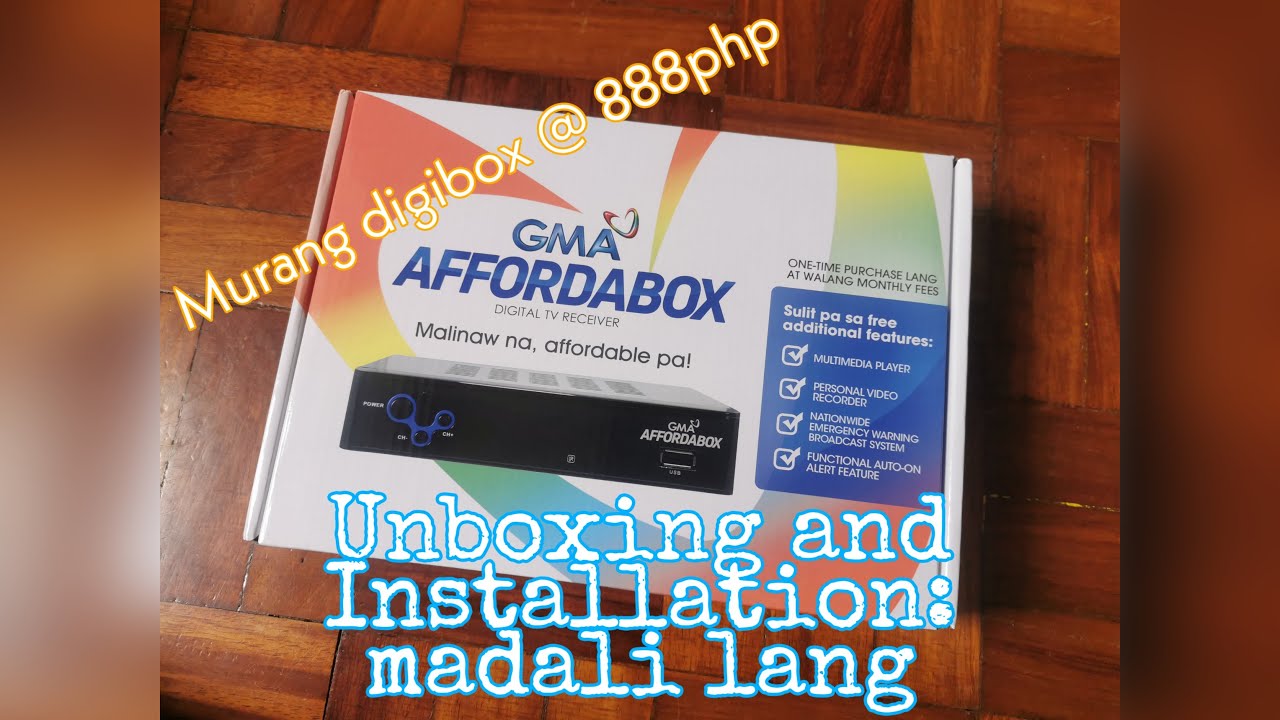 GMA Affordabox Unboxing and Installation Guide - YouTube