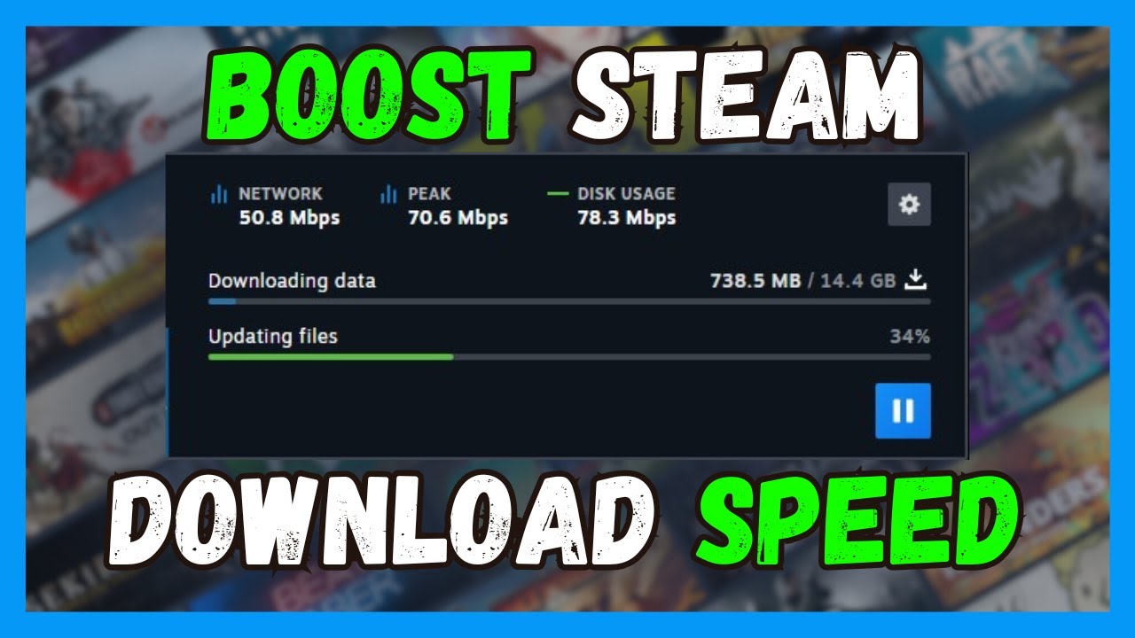 How to Boost Steam Download Speed - YouTube