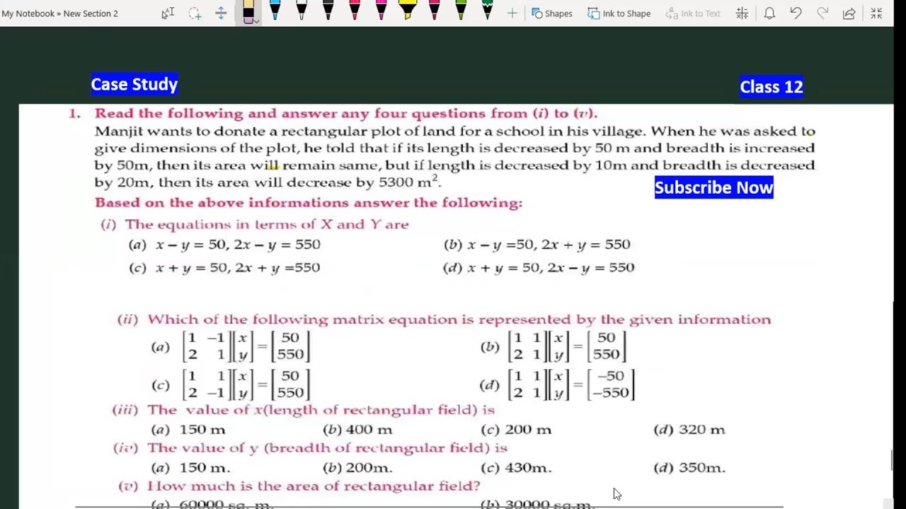 Manjit Wants To Donate A Rectangular Plot Of Land Case Study Class 12 Manjit Wants To Donate A Rectangular Plot Of Land Case Study Class 12