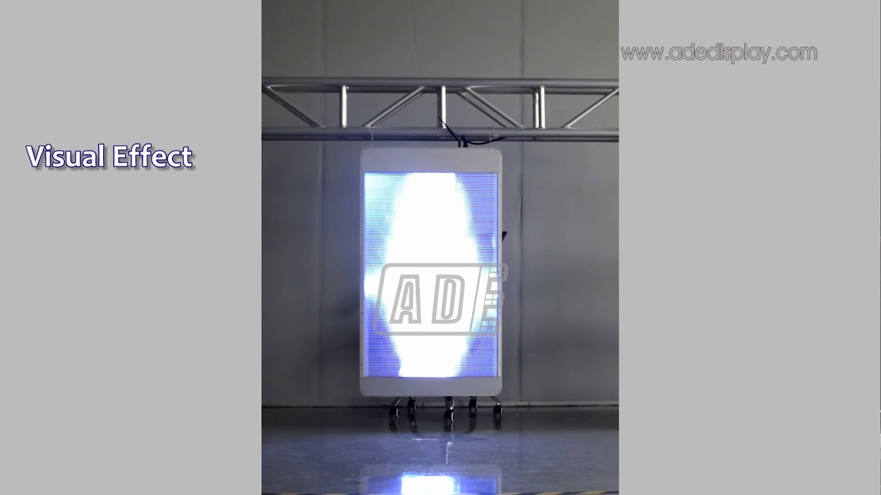 Transparent LED Poster video wall with higher brightness -info ...
