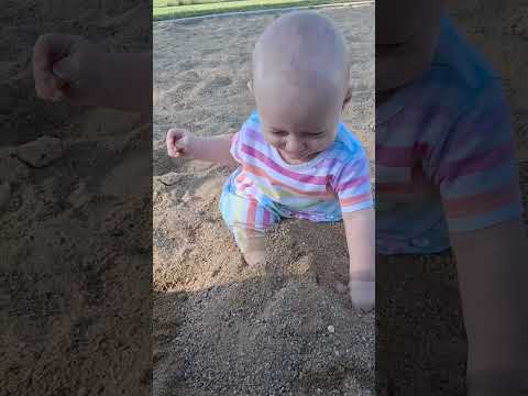 Where are her feet?