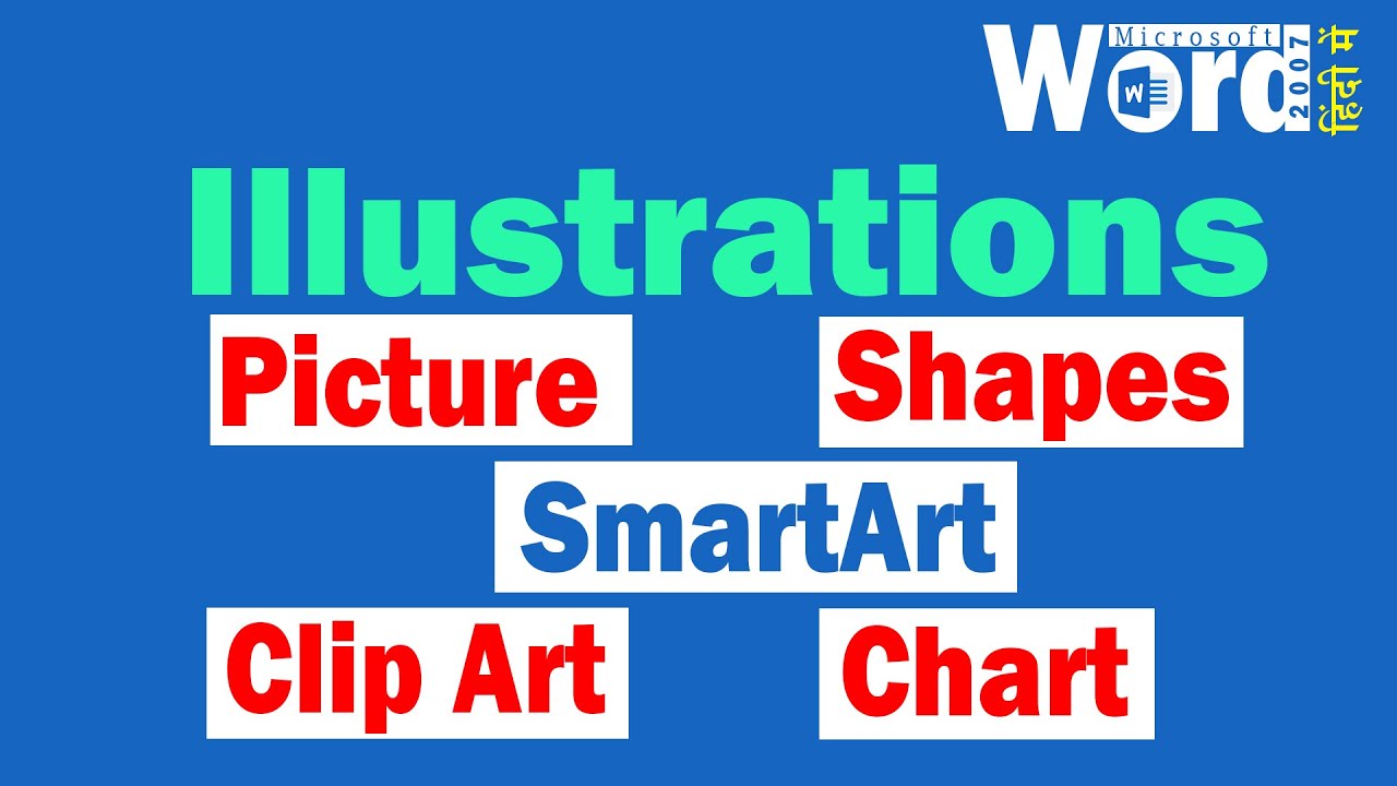 how to use picture clip art shapes smart art chart in word I 2021 I ...