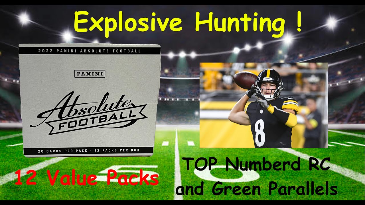 2022 Panini Absolute Football ! 12x Value Packs BOX ! Explosive Hunting ...