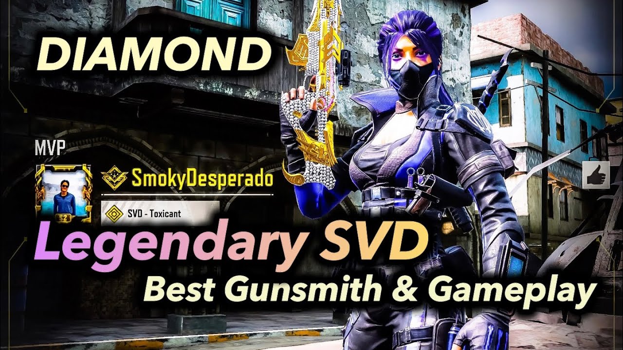 Diamond Legendary SVD - Toxicant Best Gunsmith & Ranked Gameplay | CoDM ...