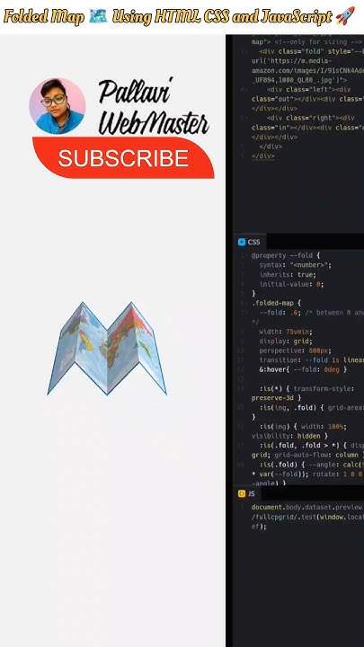 Folded Map Using Html Css And Javascript Cssanimations Maps Html5 Javascript Frontend