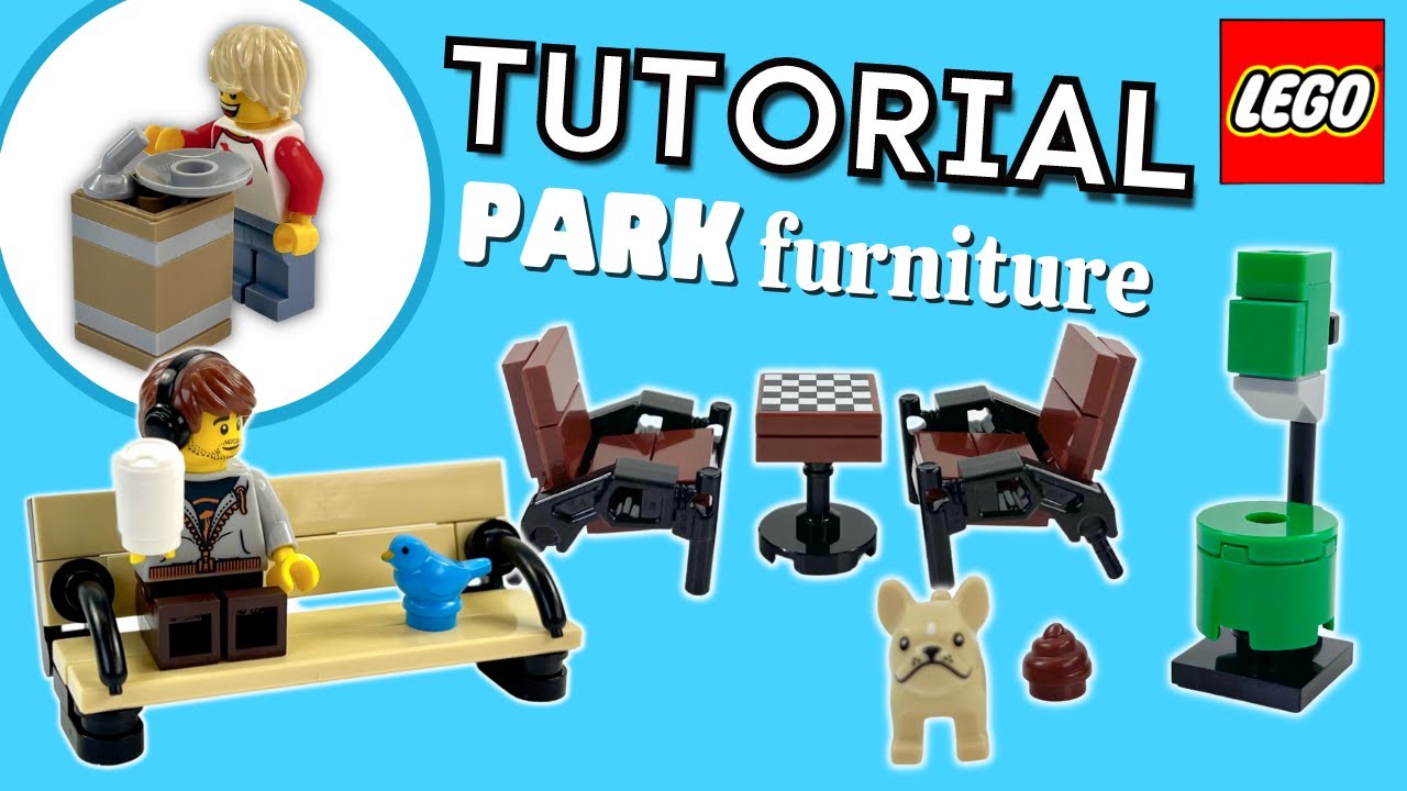 4 Easy LEGO Park Builds! Tutorial - YouTube