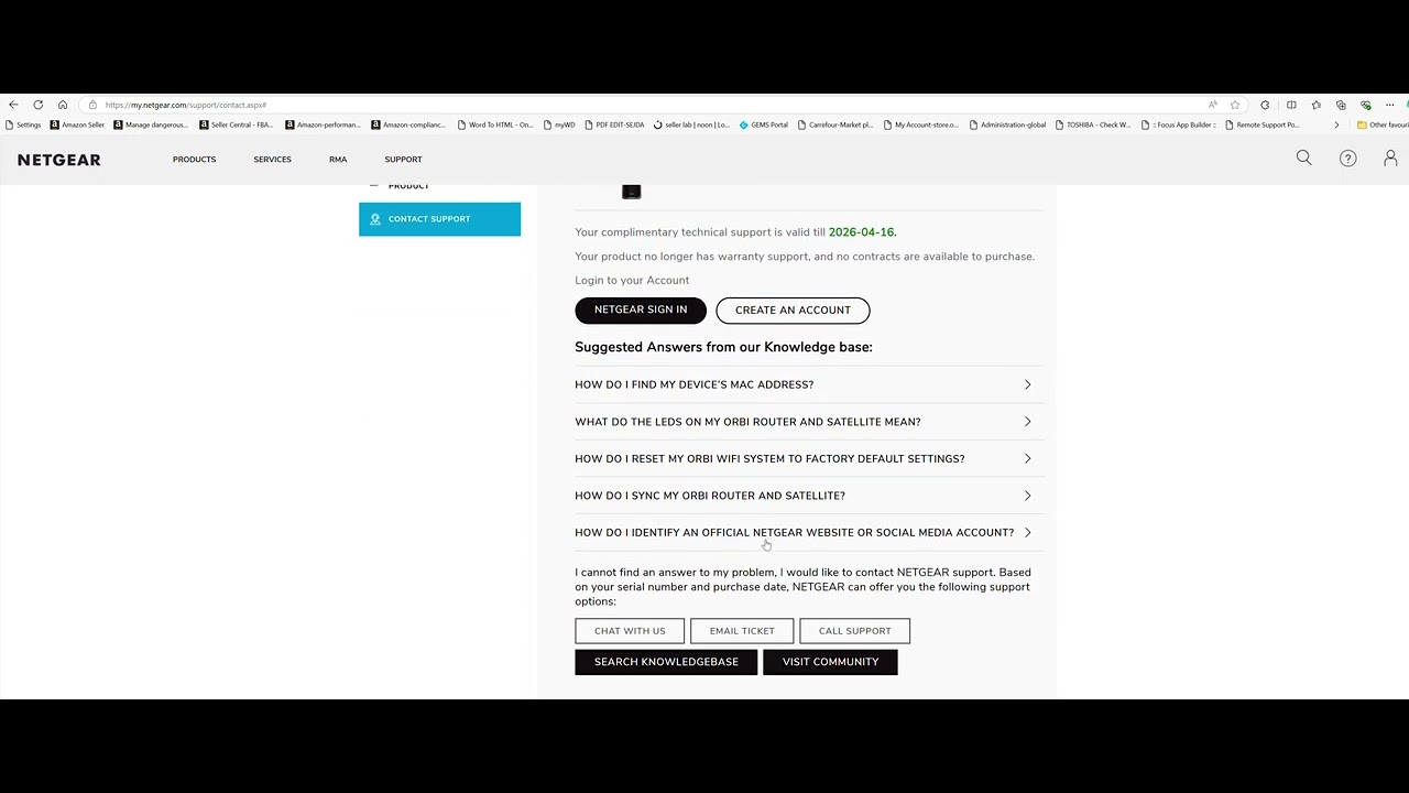 Netgear Orbi - How to Contact Technical Support - YouTube