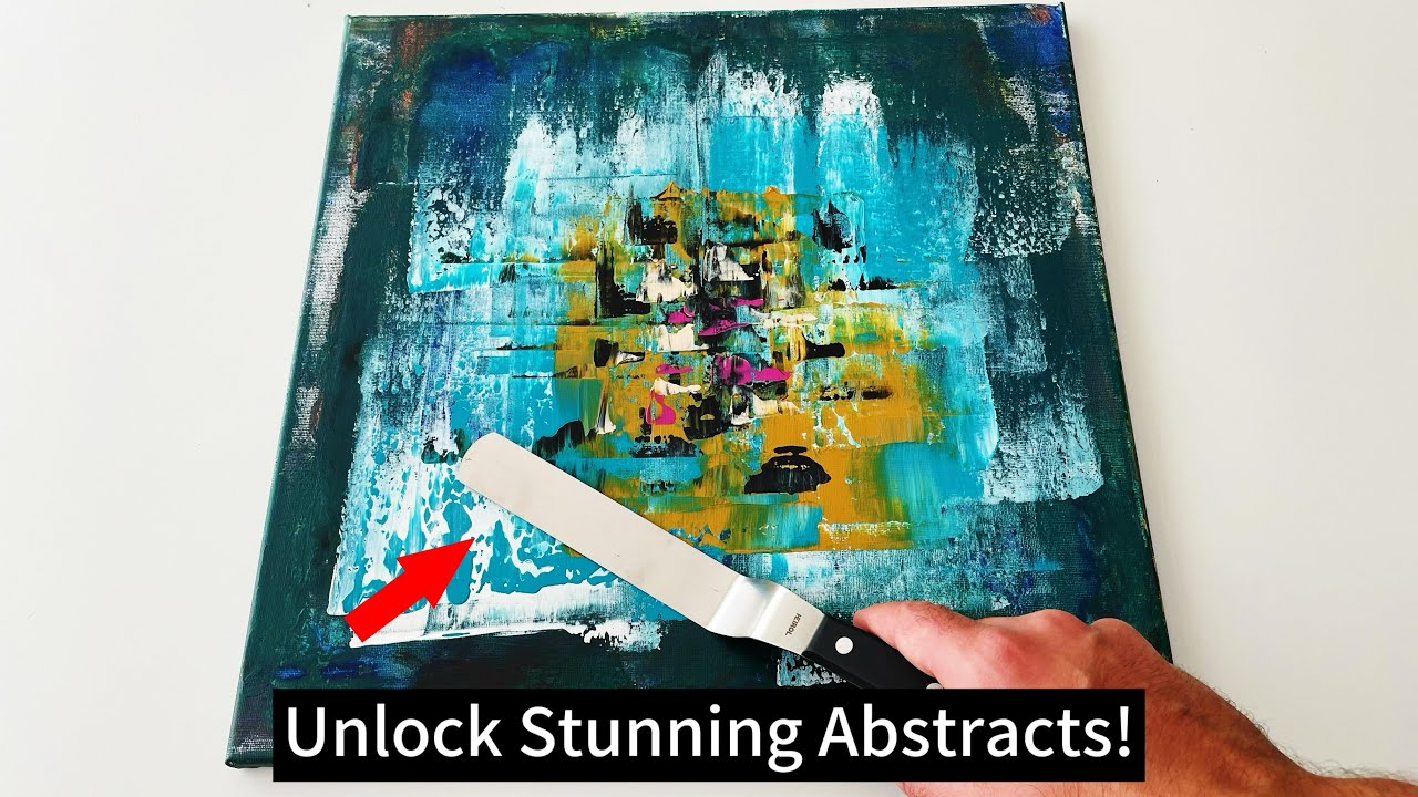 Abstract Palette Knife Technique | Create Stunning Art with Acrylics ...