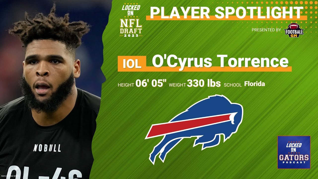 Florida OL O'Cyrus Torrence drafted by the Buffalo Bills in the 2023 ...