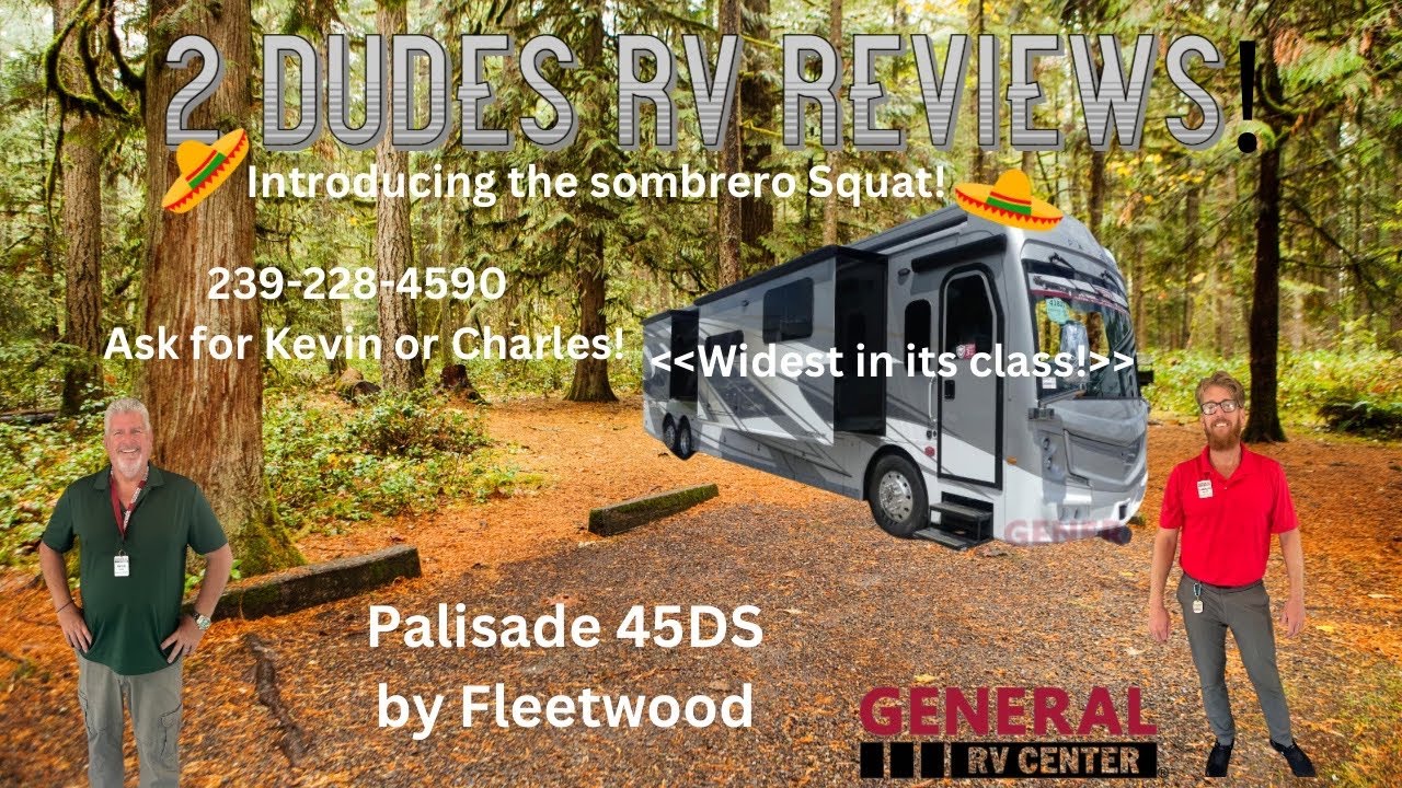 2 Dudes RV reviews the 2025 Palisade 45 DS Full Walk thru! Check out the Sombrero Squat! - YouTube