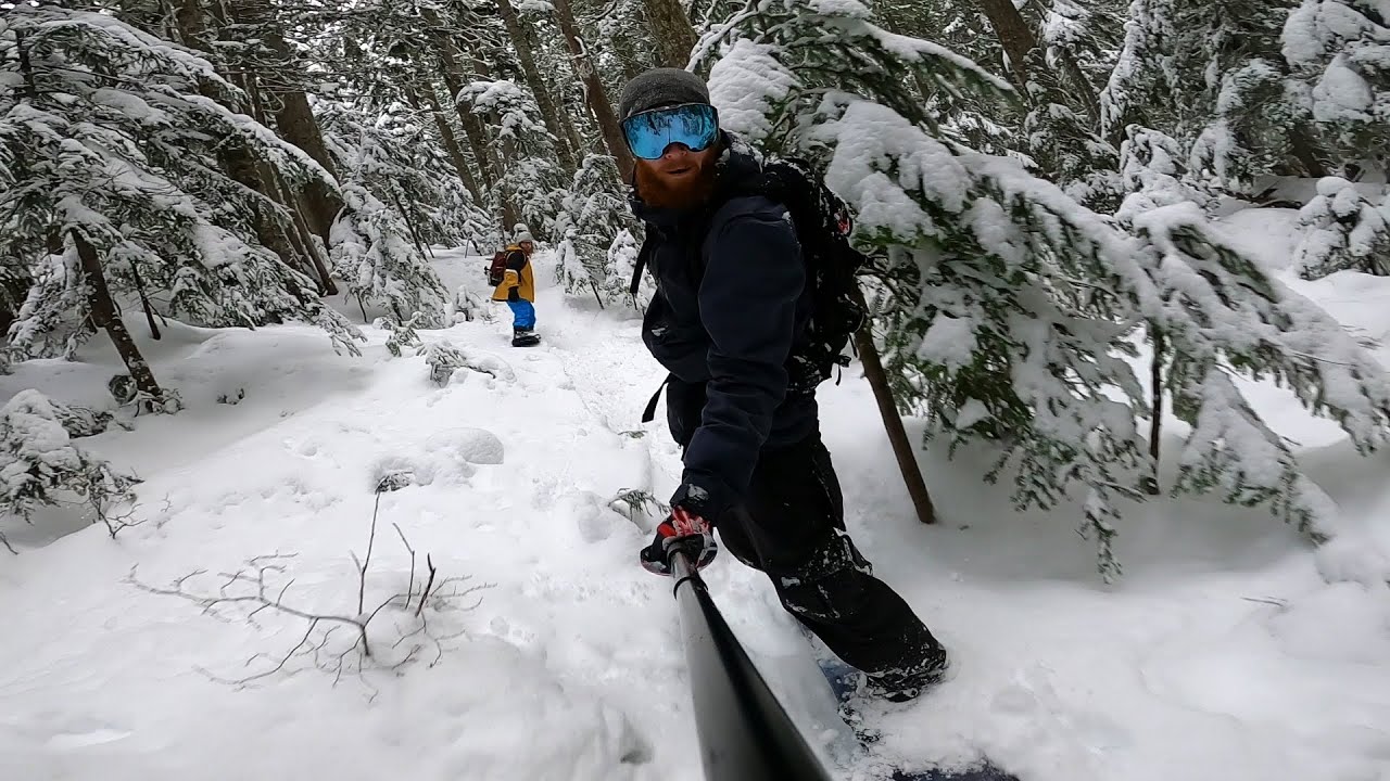 Snowboarding Through the Forest | Full Gladed Experience | Whistler ...