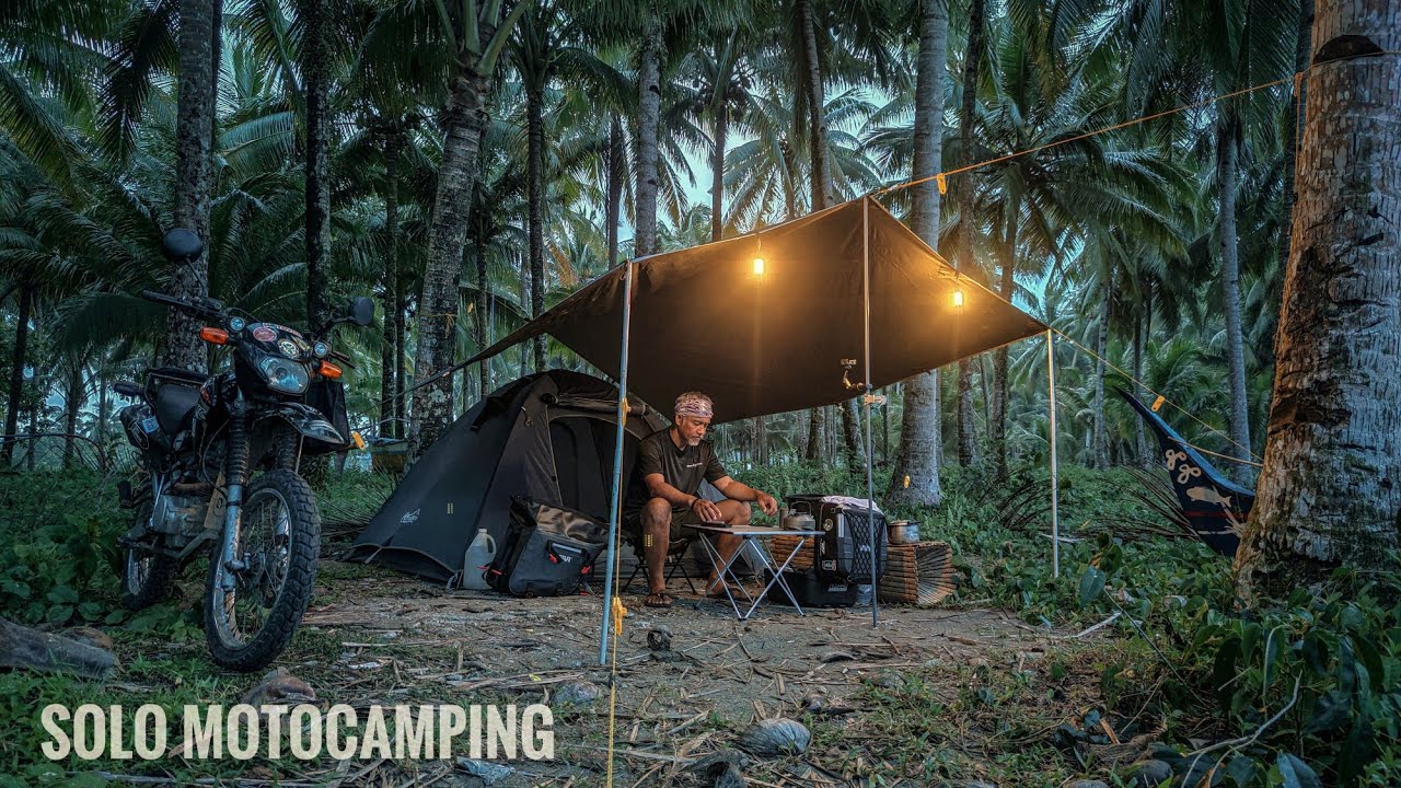 SOLO MOTOCAMPING, MARIHATAG, SURIGAO DEL SUR BEACH, SILENT VLOG ...