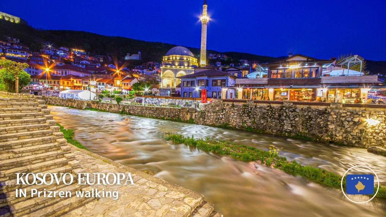 🇽🇰 4K Kosovo Walking Tour - Ancient Town Prizren | Balkan Peninsula ...