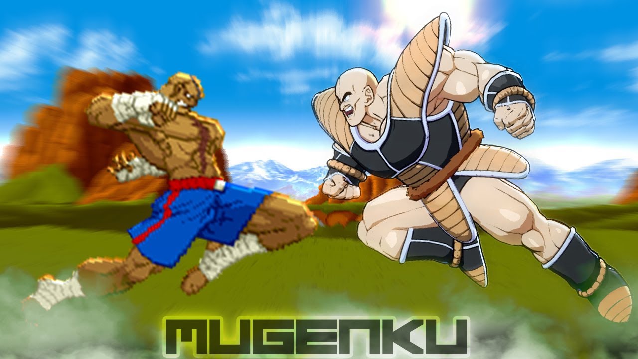 Sagat the Tiger King vs Nappa the Saiyan. Street Fighter vs Dragon Ball ...