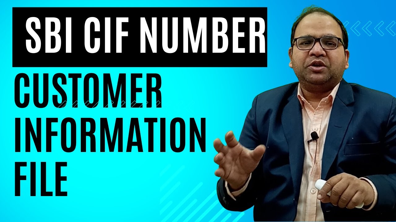 SBI CIF Number in Details - YouTube