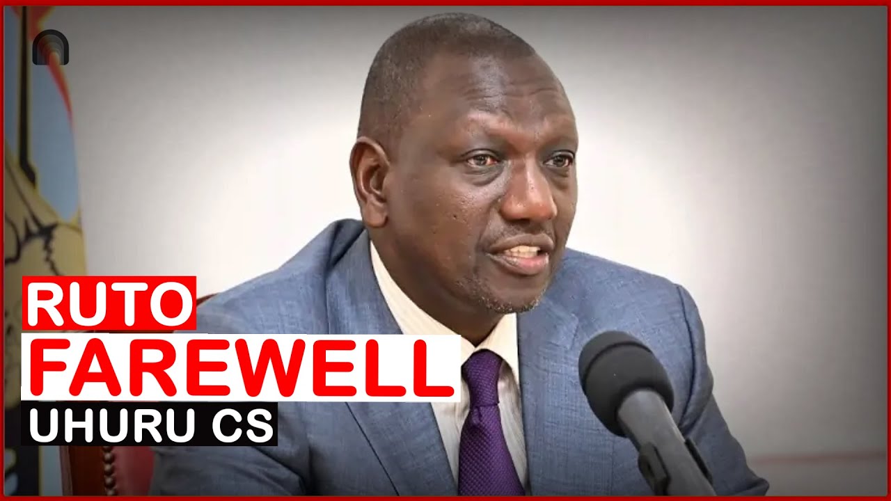 President Ruto's farewell message to Uhuru's outgoing cabinet ...