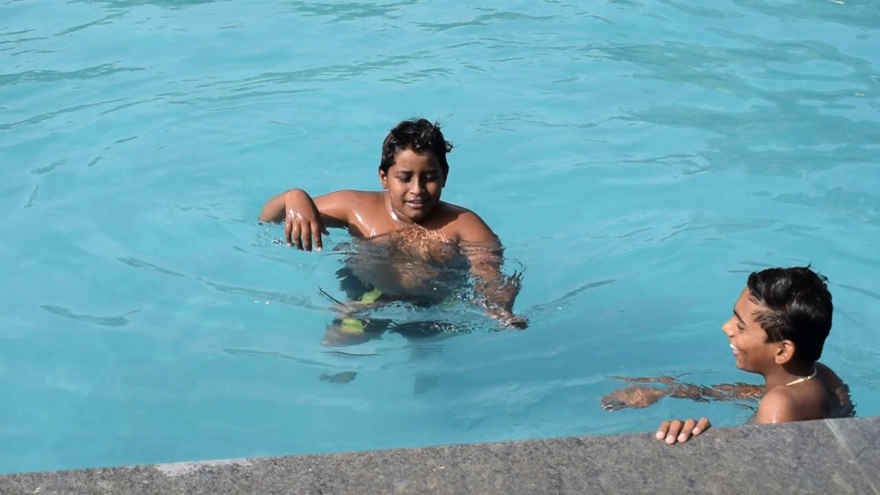 sun rise from the swimming pool. - YouTube