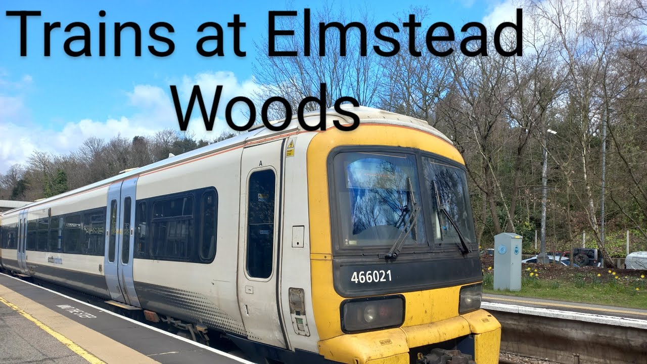 Trains at Elmstead Woods March 2023 - YouTube