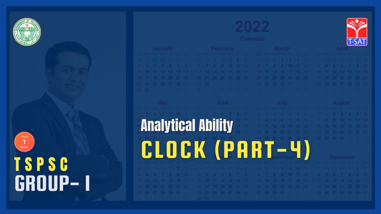 GROUP-I || ANALYTICAL ABILITY - CLOCK (PART-4) || T-SAT - YouTube