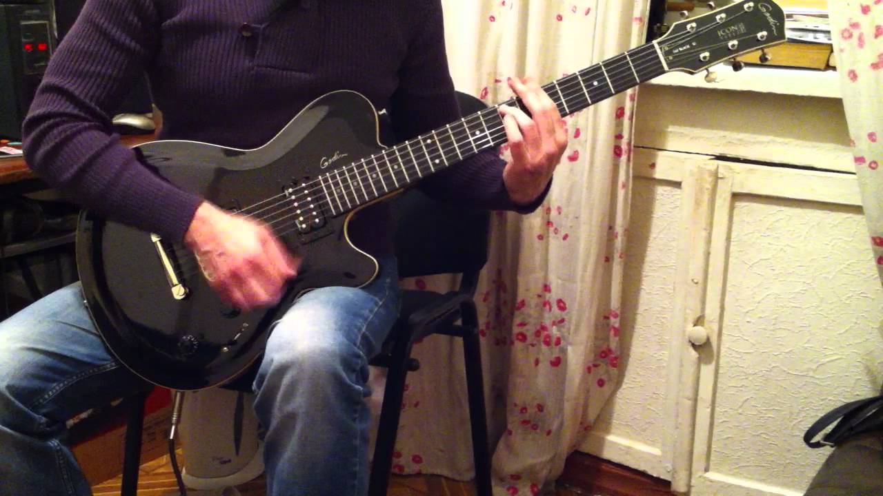 Godin ICON II Fat Black - clean channel - YouTube
