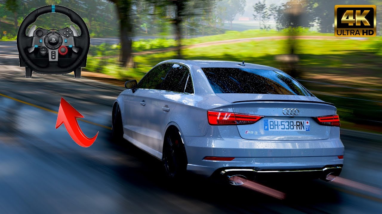 Audi RS3 Sedan 750HP - Forza Horizon 5 | Logitech G29 Gameplay - YouTube