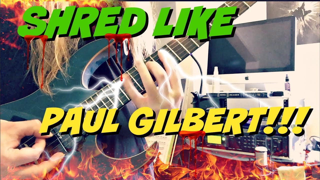 Paul Gilbert Exercise | Shred Guitar Warm Ups Women Love!!! - YouTube