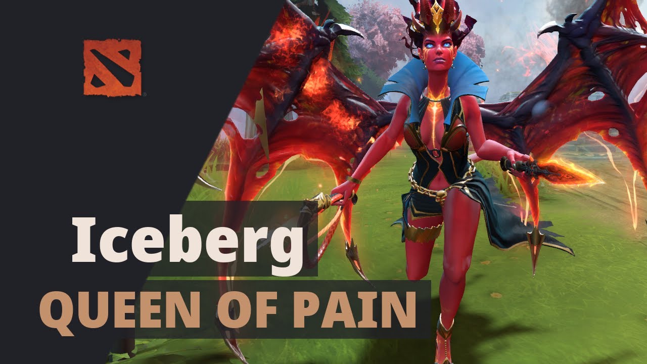 Iceberg plays Queen of Pain Dota 2 Full Game - YouTube
