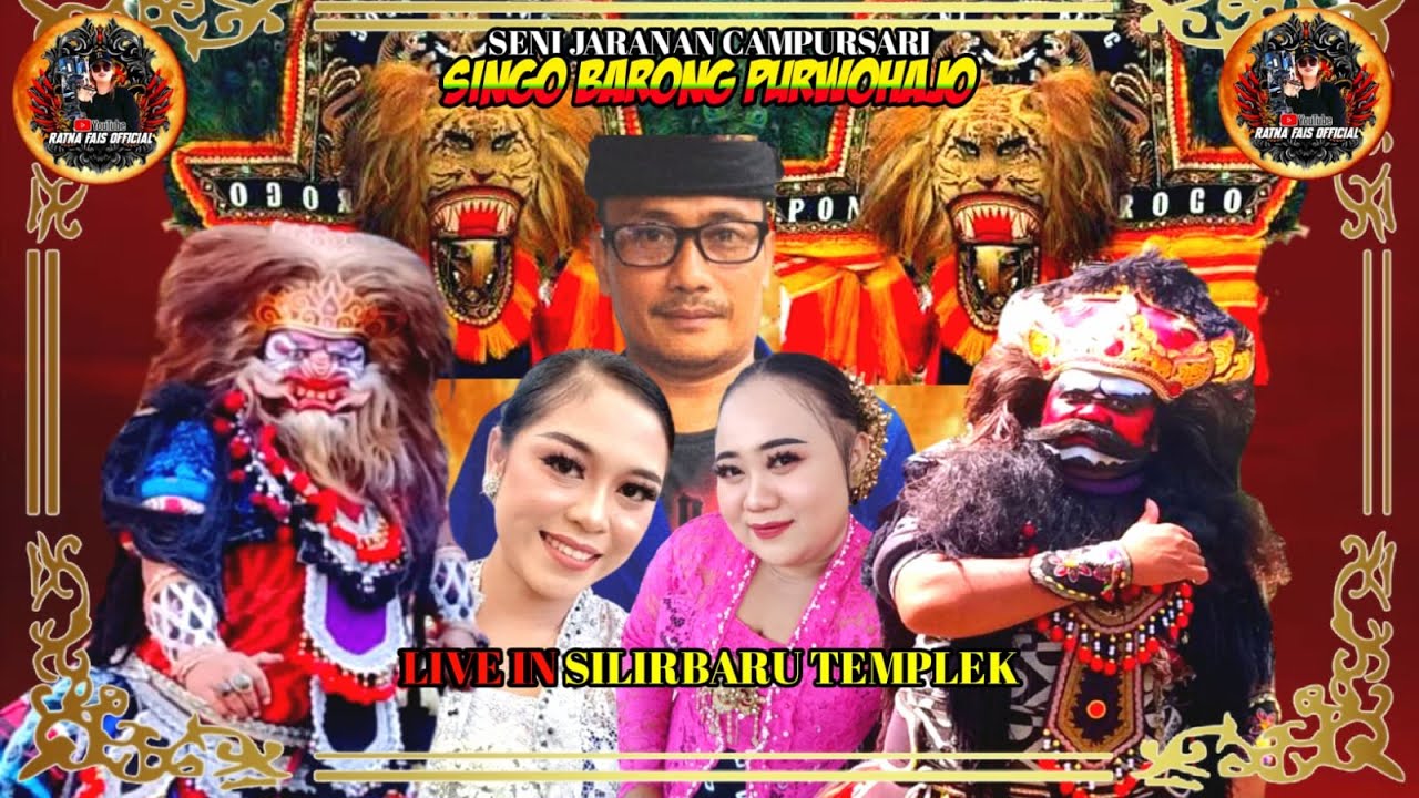 JARANAN BUTO Buto singo barong purwoharjo live di silirbaru templek ...